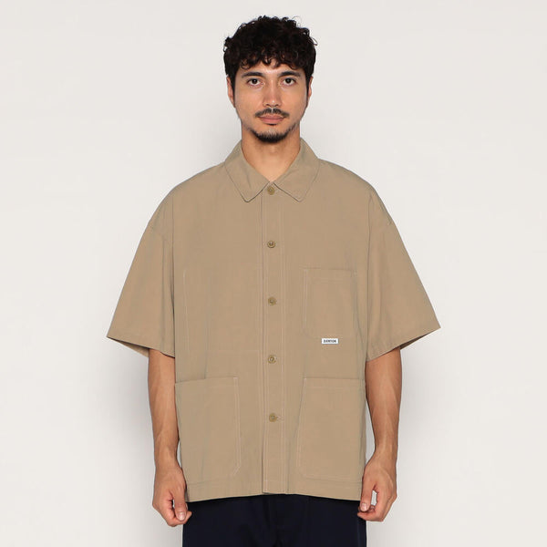 Beige Coverall SS Shirt – MANIFESTO